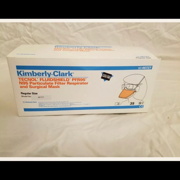 Makeup | New Safety Mask One Box Of 35 Kimberly Clark Procedure 95 ...